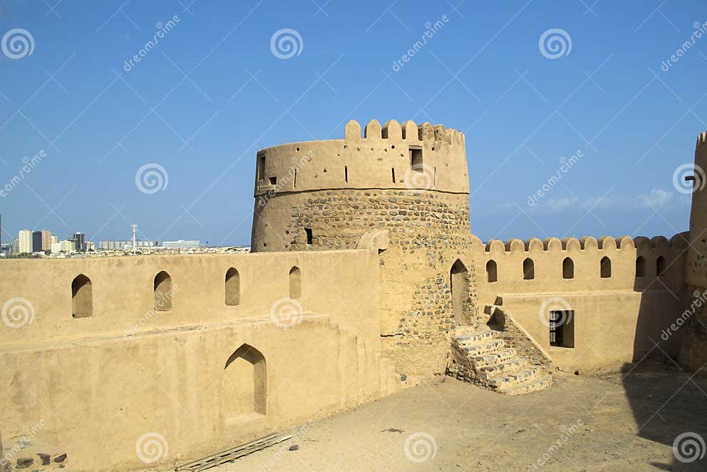 UAE Fort stock photo. Image of brick, dubai, structure - 38205886