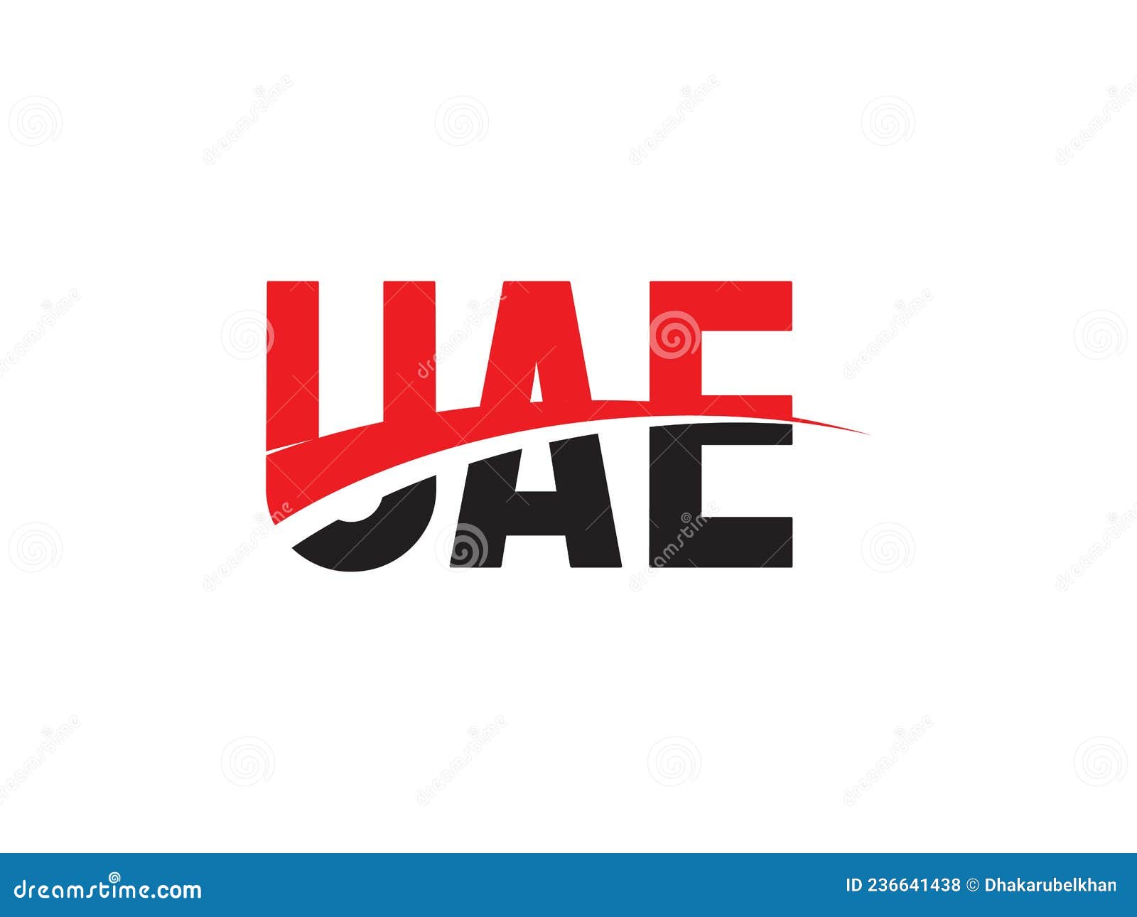 UAE Letter Initial Logo Design Vector Illustration Stock Vector ...