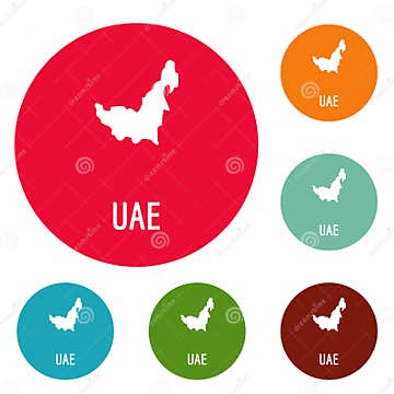 UAE Map in Black Vector Simple Stock Vector - Illustration of detailed ...