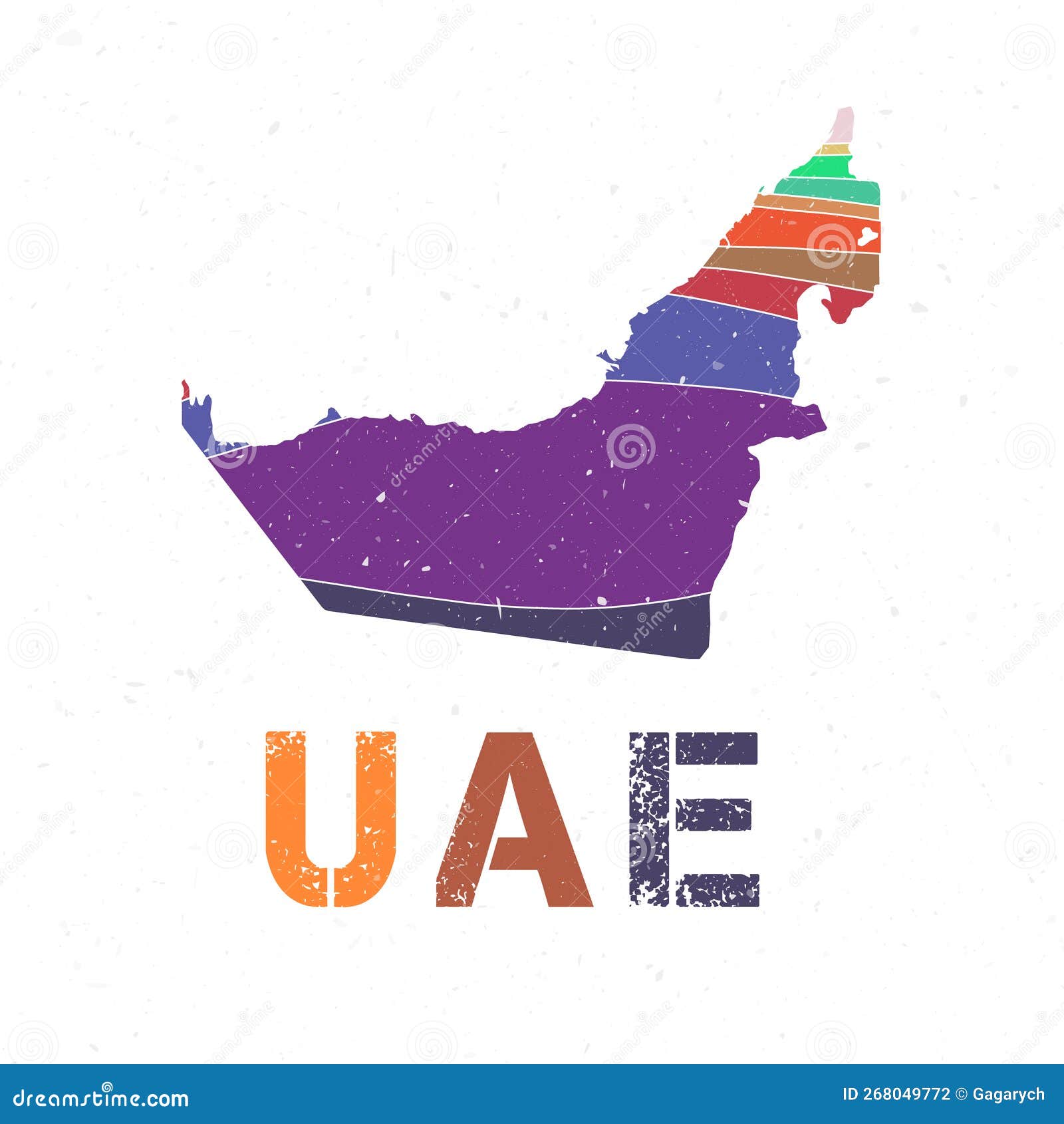 UAE map design. stock vector. Illustration of arab, nationalist - 268049772