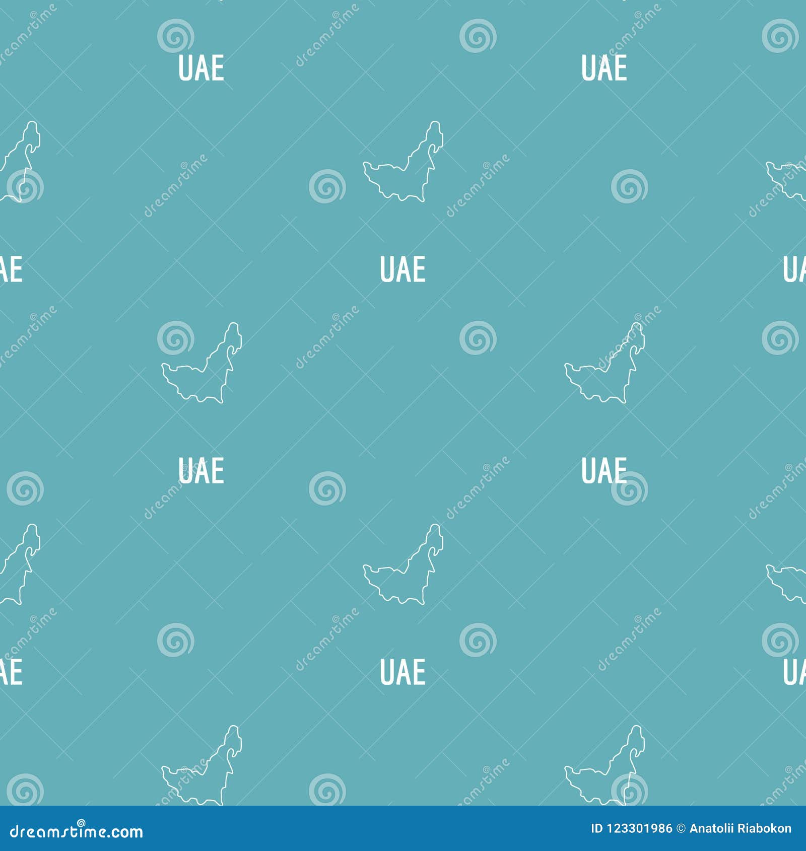 UAE map thin line simple stock illustration. Illustration of borders ...