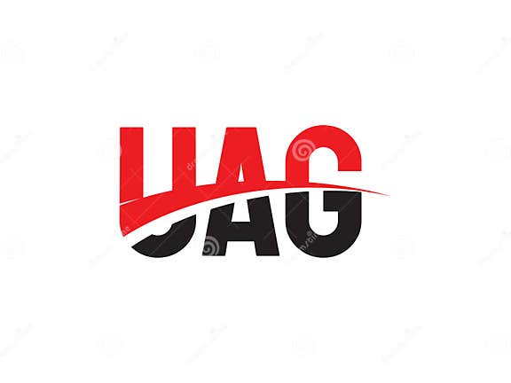 UAG Letter Initial Logo Design Vector Illustration Stock Vector ...