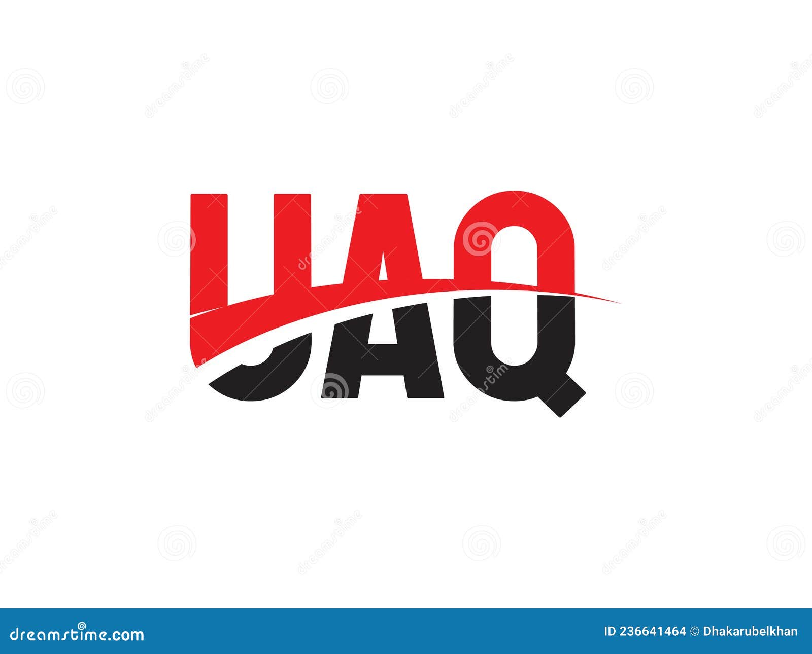 UAQ Letter Initial Logo Design Vector Illustration Stock Vector ...