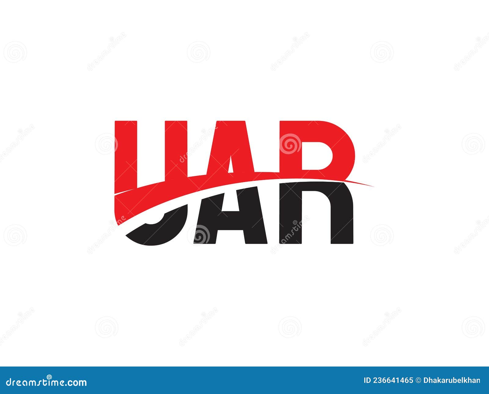 UAR Letter Initial Logo Design Vector Illustration Stock Vector ...