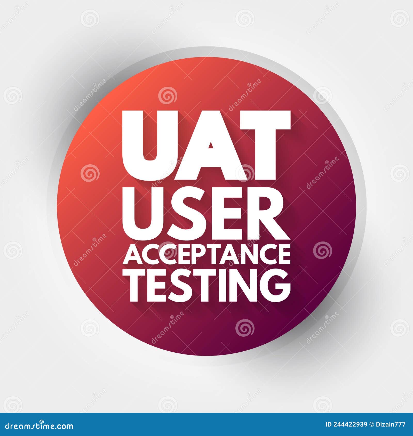 UAT - User Acceptance Testing Acronym, Technology Concept Background ...