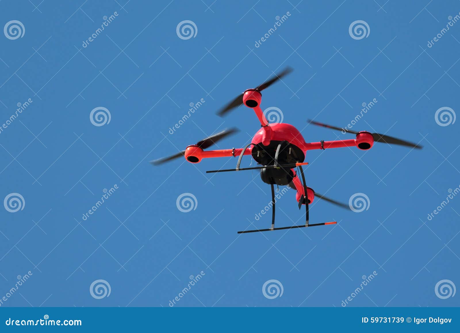 UAV stock image. Image of quadrocopter, technique, recon - 59731739
