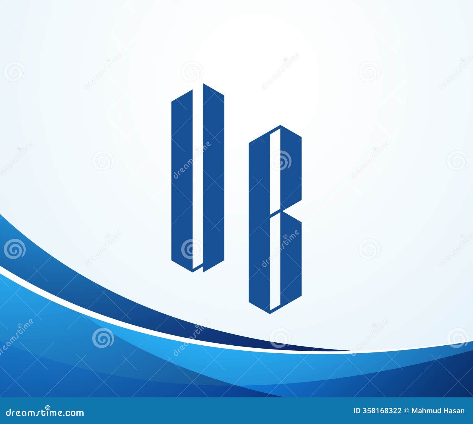 UB Alphabet Letter Logo Design Template Elements Stock Vector ...