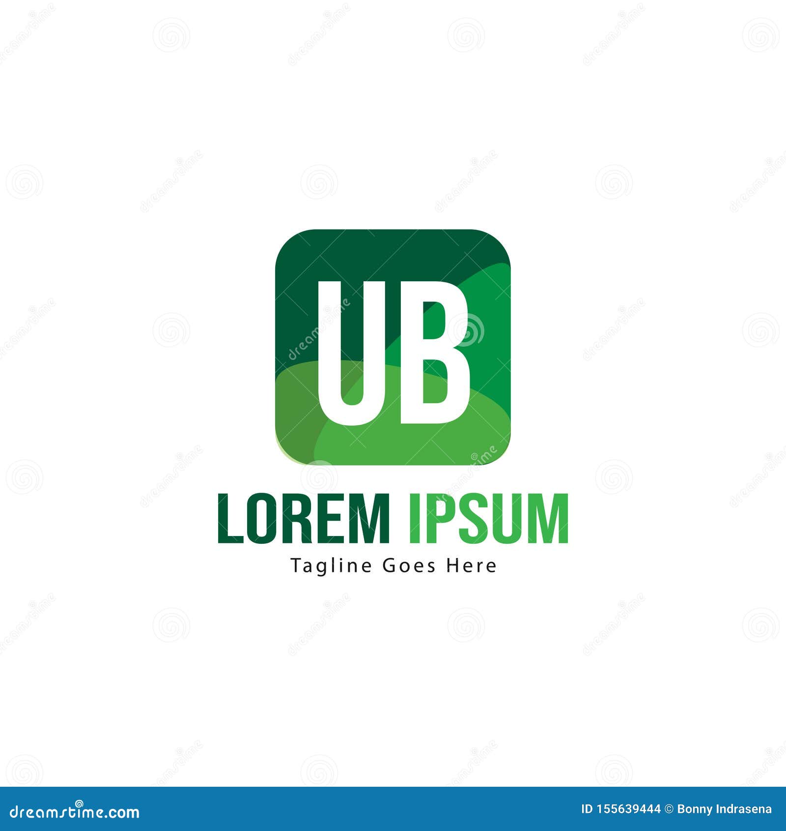 UB Letter Logo Design. Creative Modern UB Letters Icon Illustration ...