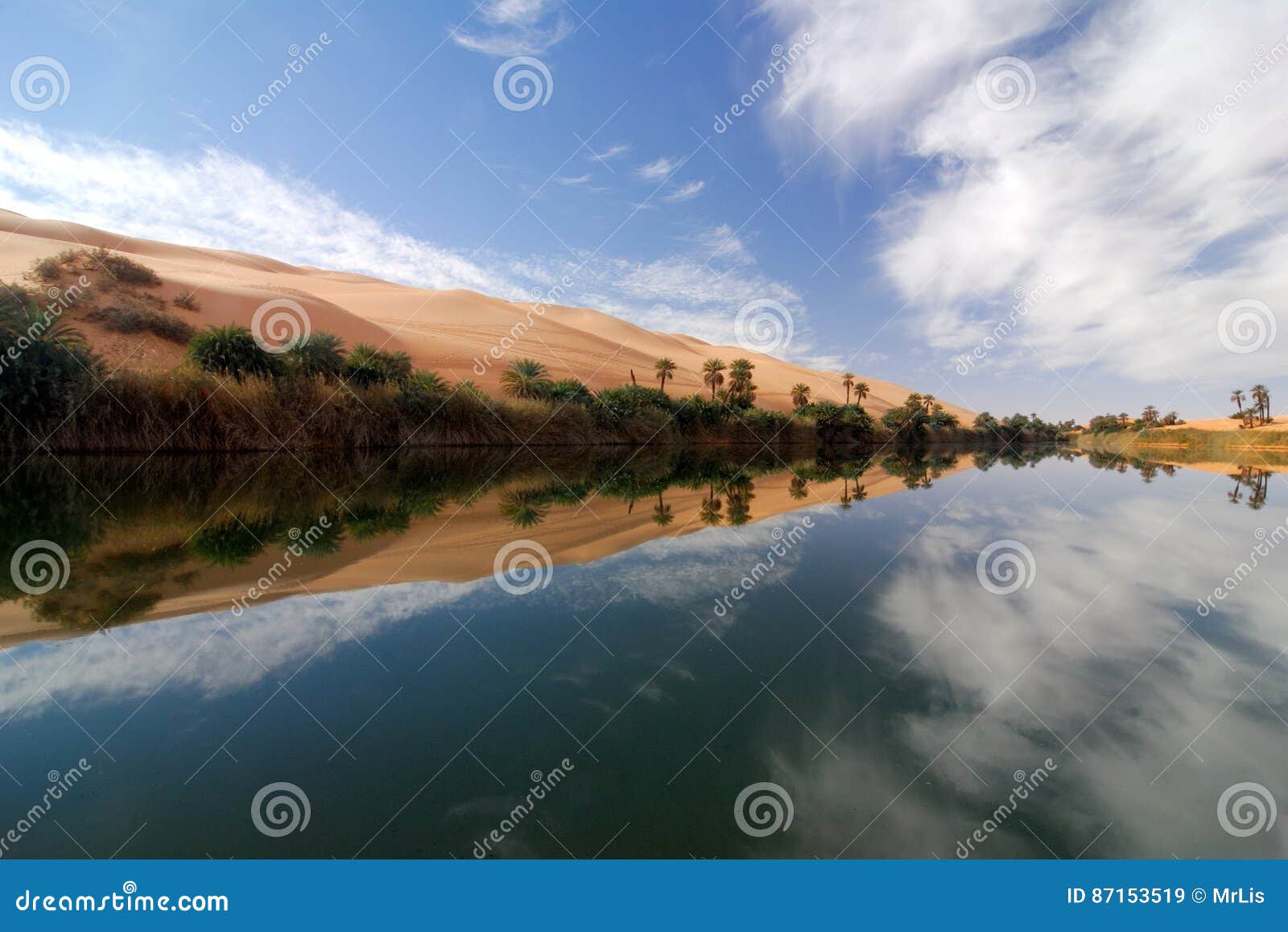 Ubari Oasi, Fezzan, Libya stock image. Image of horizontal - 87153519