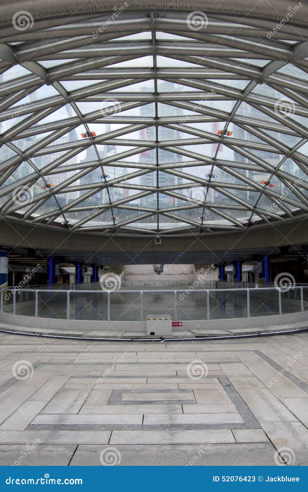 UBC Robson Square Ice Ring stock image. Image of structure - 52076423