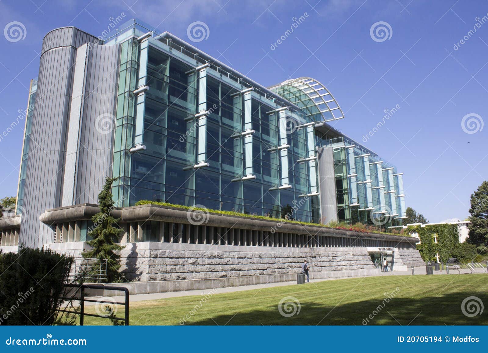 The UBC Walter Koerner Library Editorial Stock Image - Image of campus ...