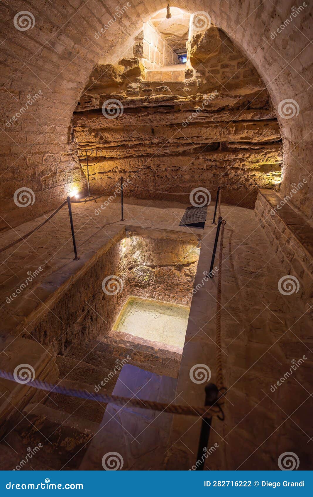 Ritual Bath (Mikveh) at Synagogue of Water - Ubeda, Jaen, Spain ...