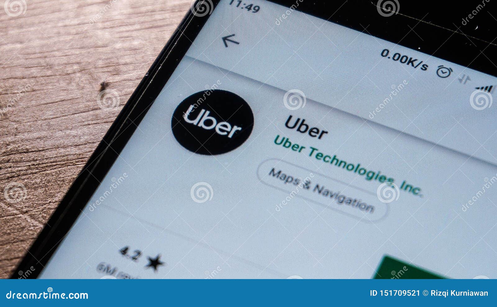 Uber app in play store editorial photo. Image of brand - 151709521