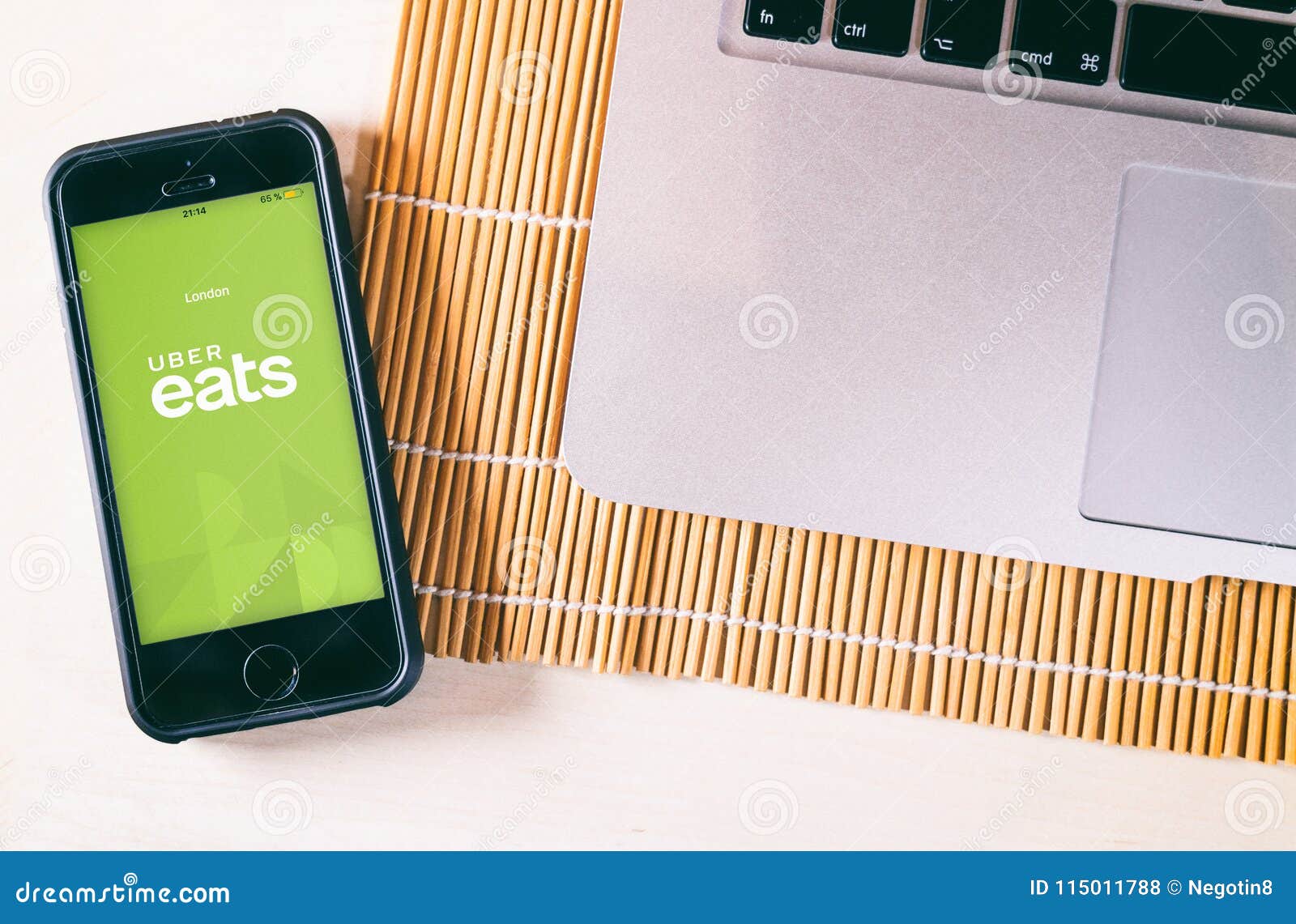 Uber eats app editorial stock photo. Image of order - 115011788