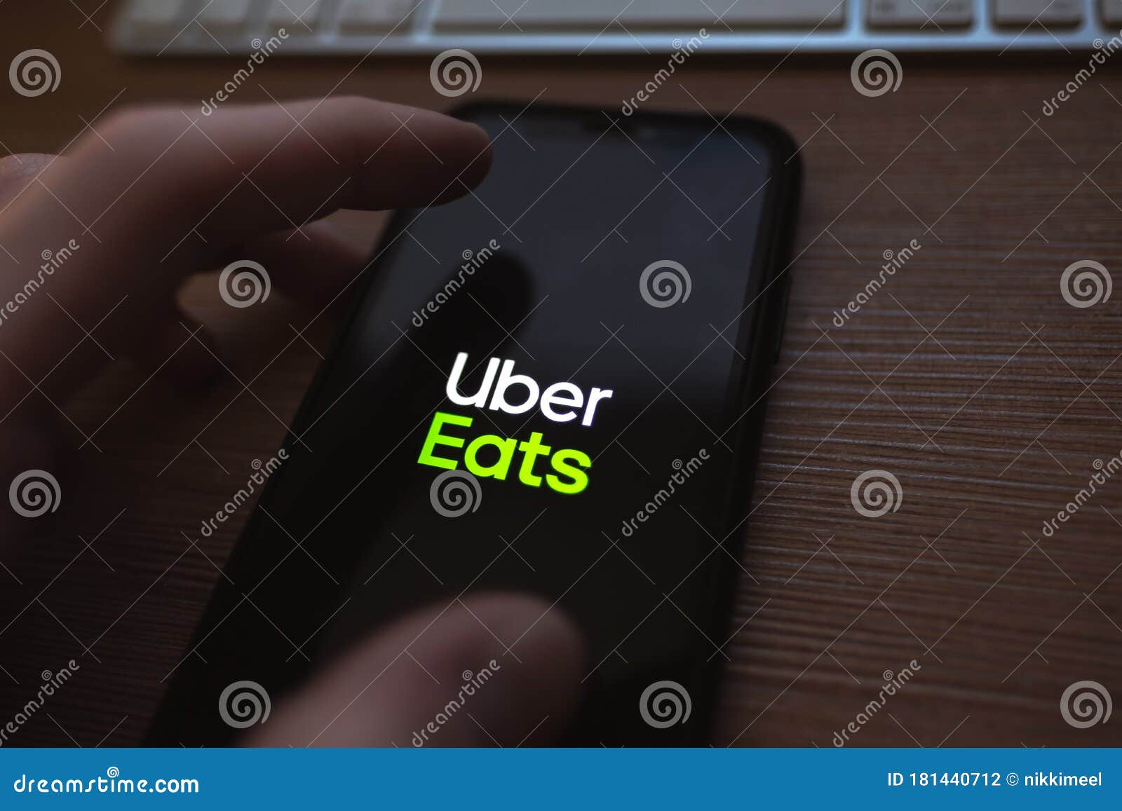 Uber Eats Logo on the Smartphone Screen Editorial Photography - Image ...