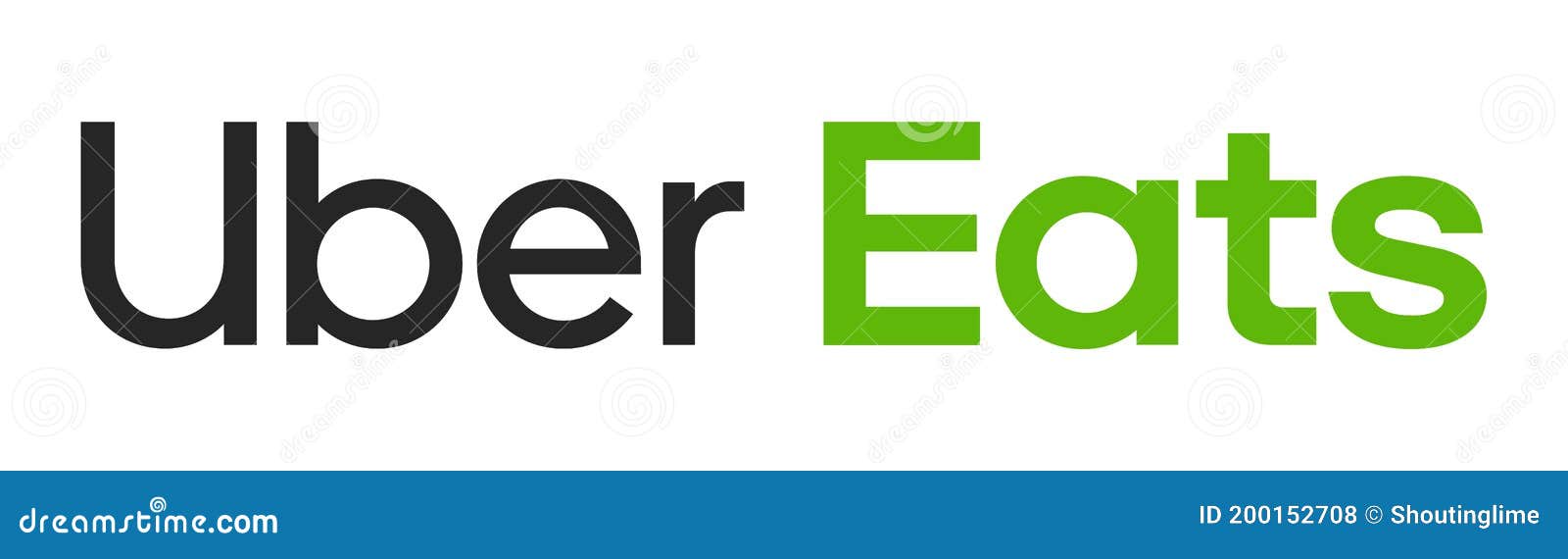 Uber Eats vector logo editorial stock photo. Illustration of sign ...