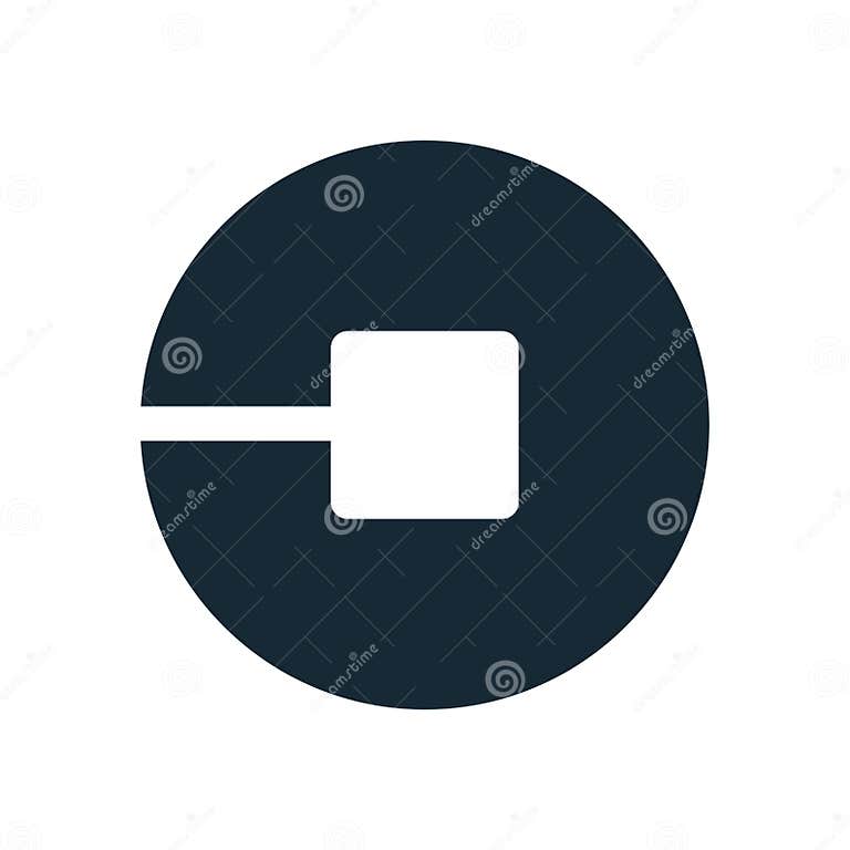 Uber Icon Vector Logo Template Editorial Photography - Illustration of ...