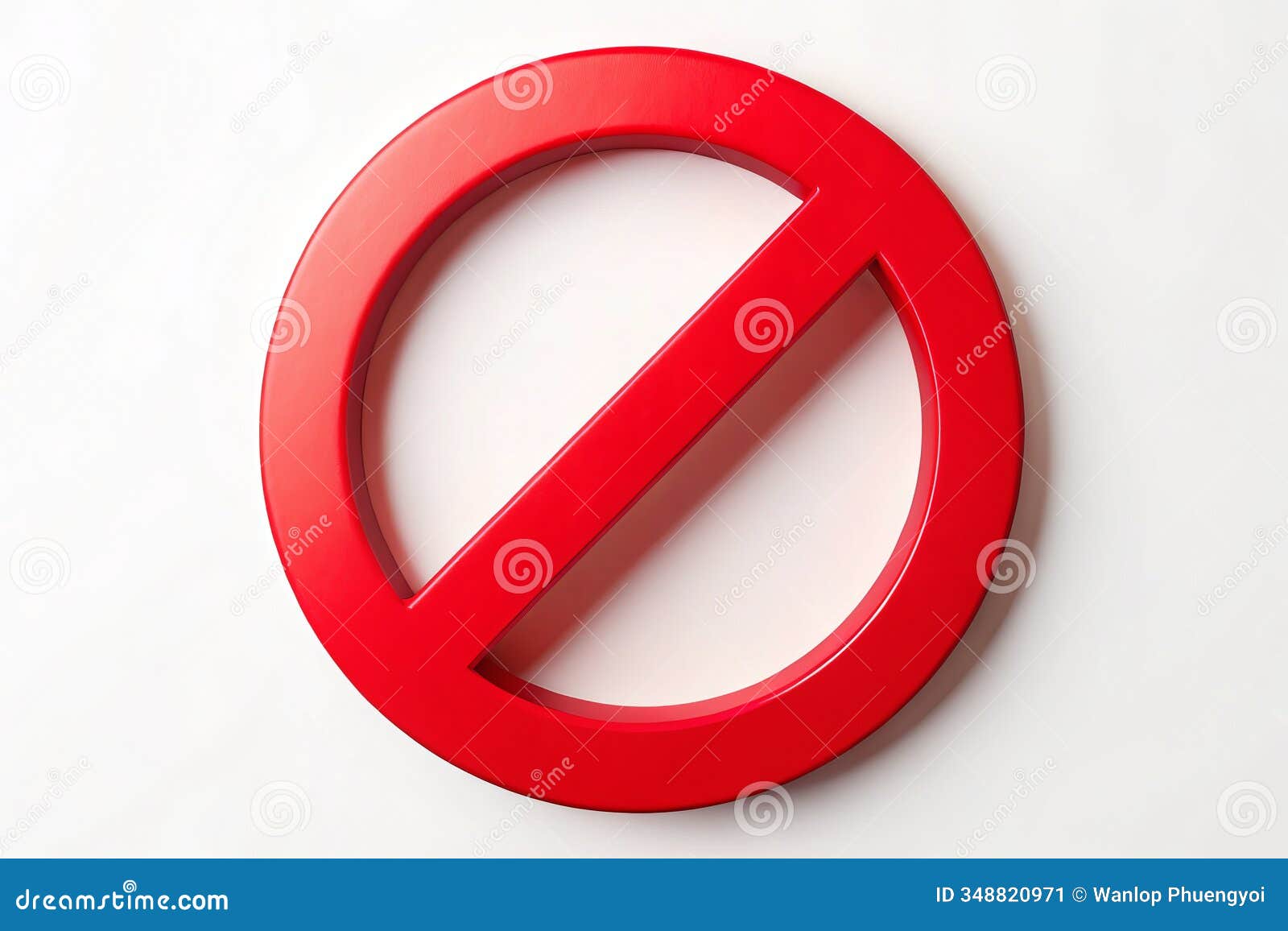 Red Circle with Diagonal Line: Understanding the Universal Prohibition ...