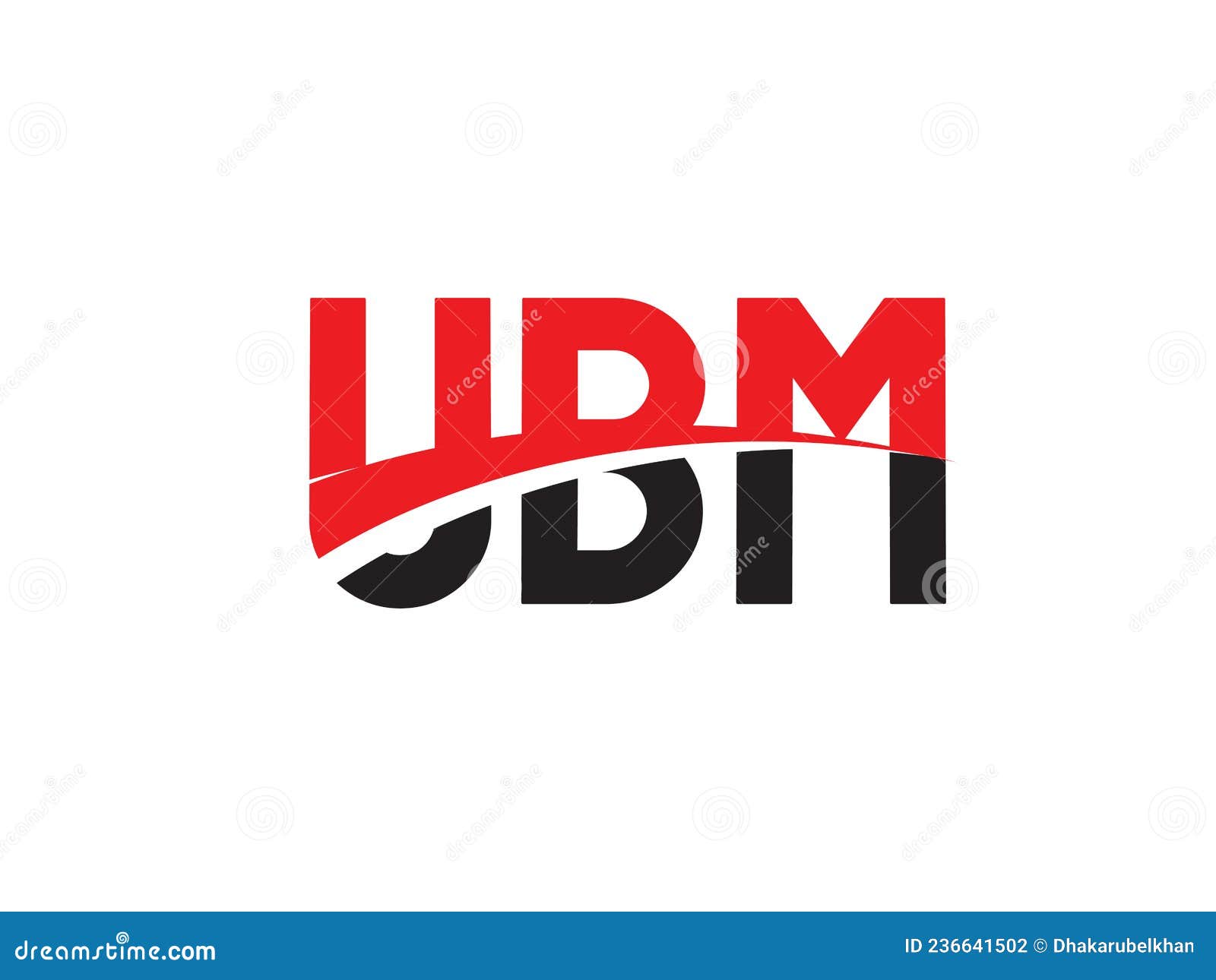 UBM Letter Initial Logo Design Vector Illustration Stock Vector ...