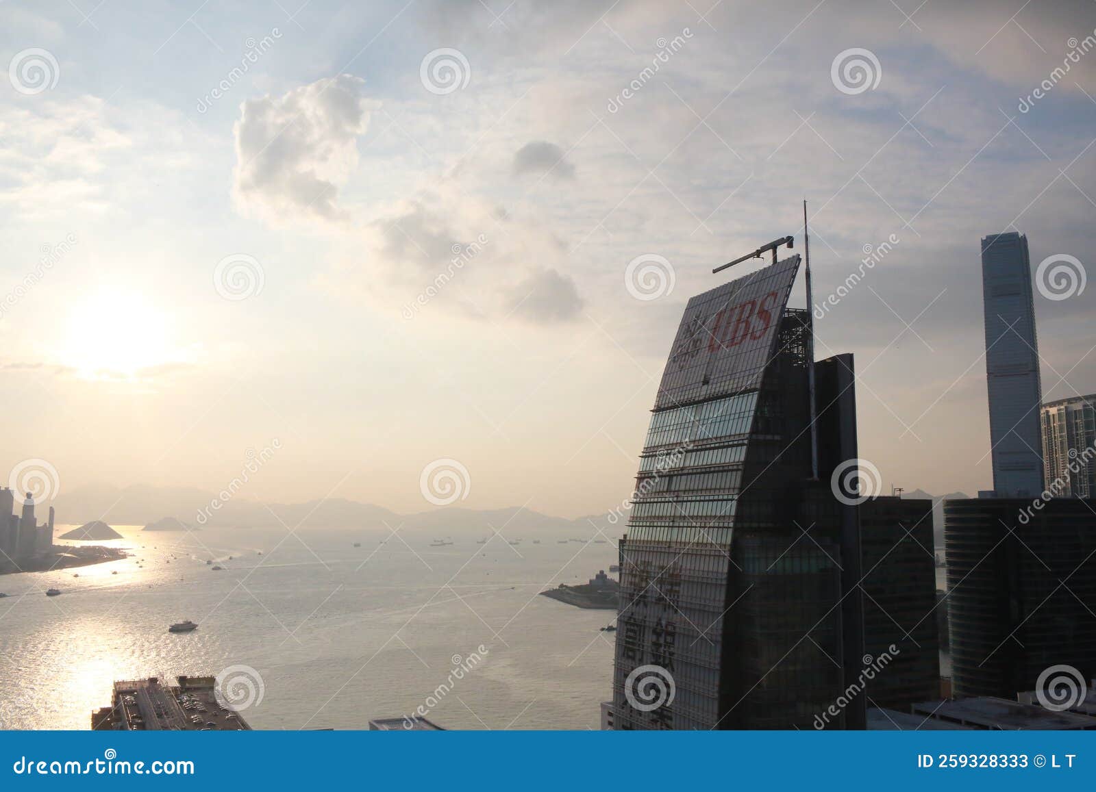 Ubs office building editorial stock photo. Image of harbour - 259328333