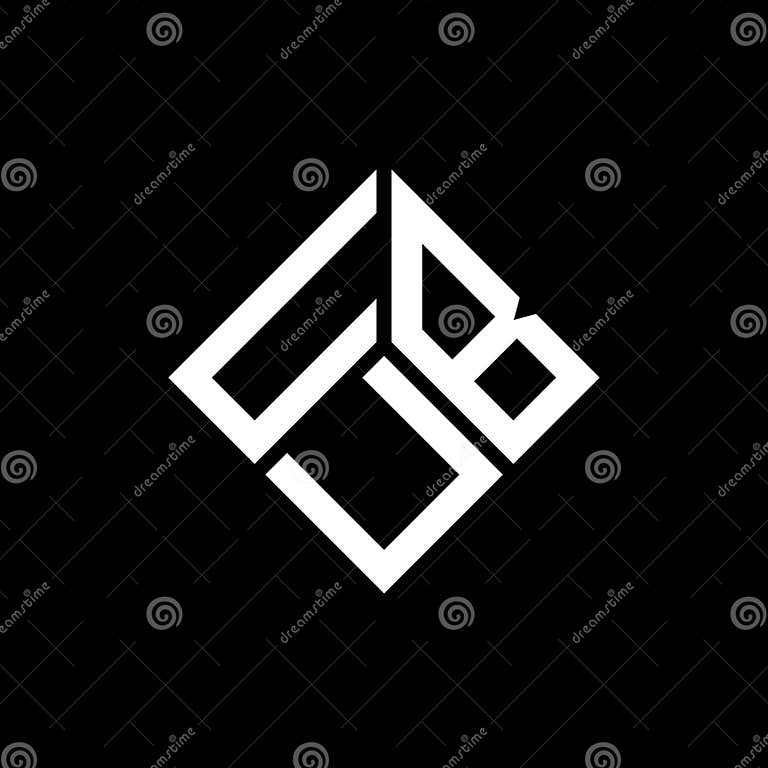 UBU Letter Logo Design on Black Background. UBU Creative Initials ...