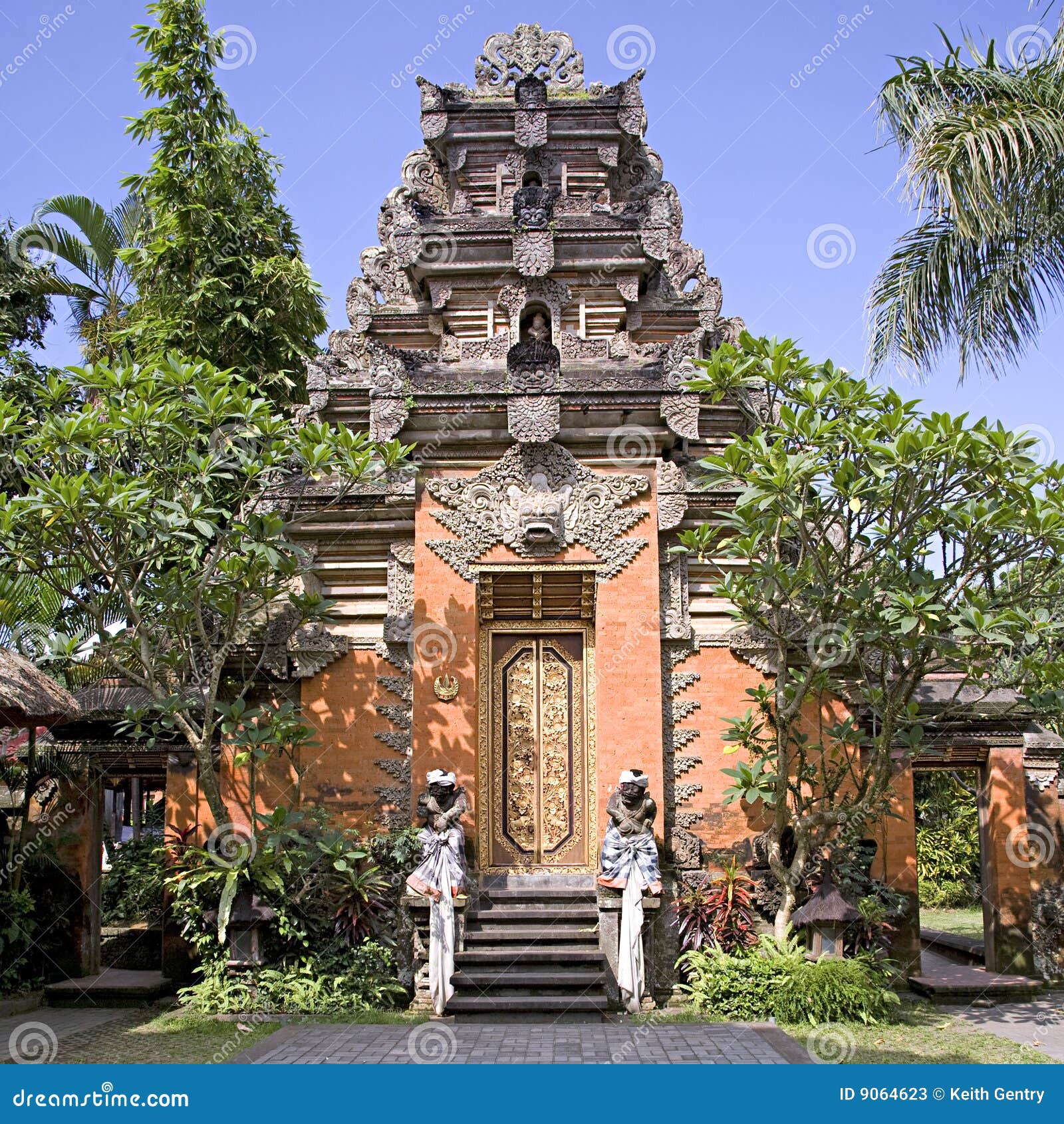 Ubud palace stock image. Image of ubud, travel, balinese - 9064623