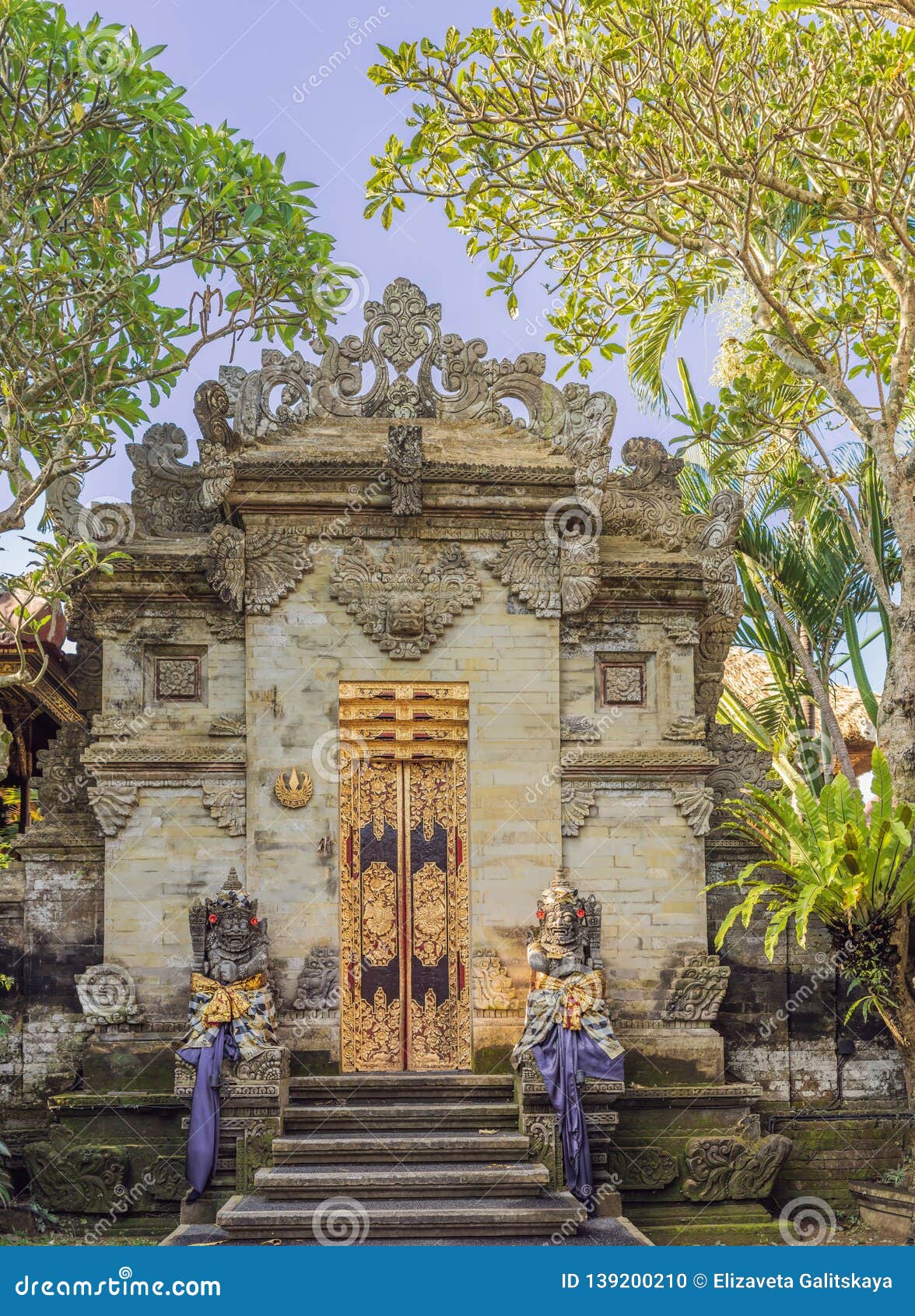 Ubud Palace, Bali - Inside the Ubud Palace, Bali Stock Photo - Image of ...