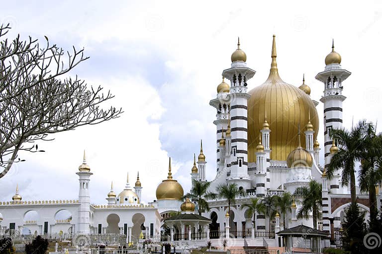 Ubudiah Mosque stock photo. Image of asian, minster, parish - 1726780