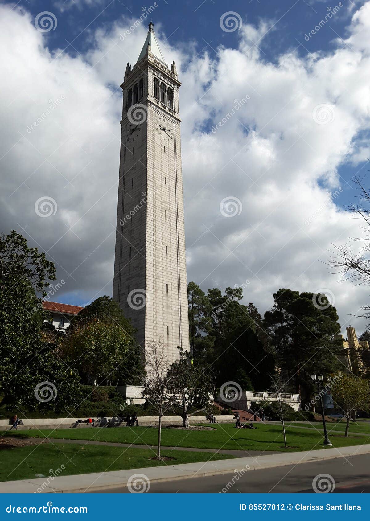 UC Berkeley Tower stock photo. Image of tower, greens - 85527012