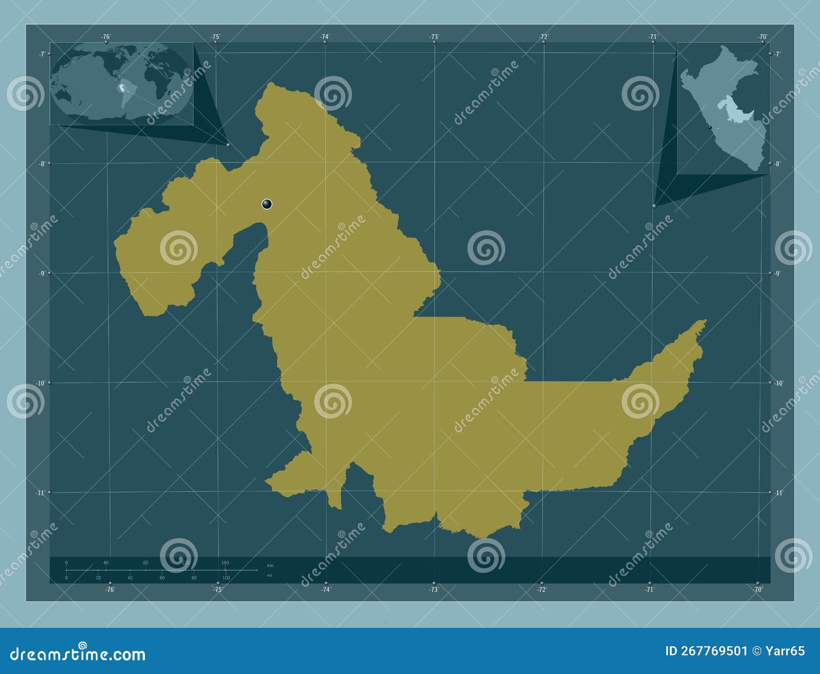 Ucayali, Peru. Solid. Capital Stock Illustration - Illustration of ...