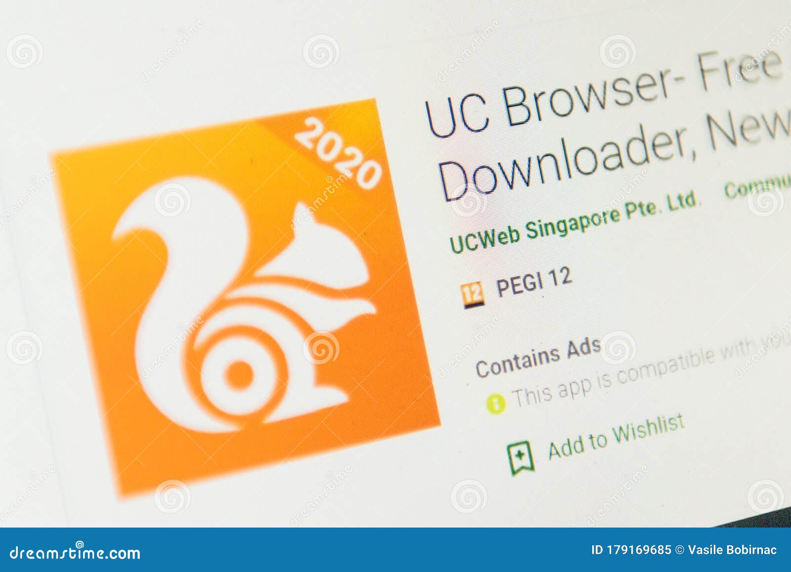 UCBrowser App Icon. Selective Focus. Editorial Image - Image of network ...