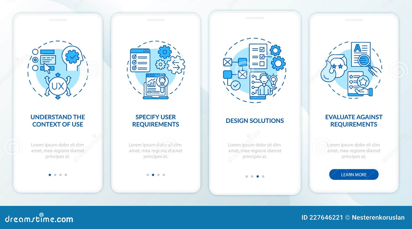 Specify User Requirements Concept Icon Vector Illustration ...