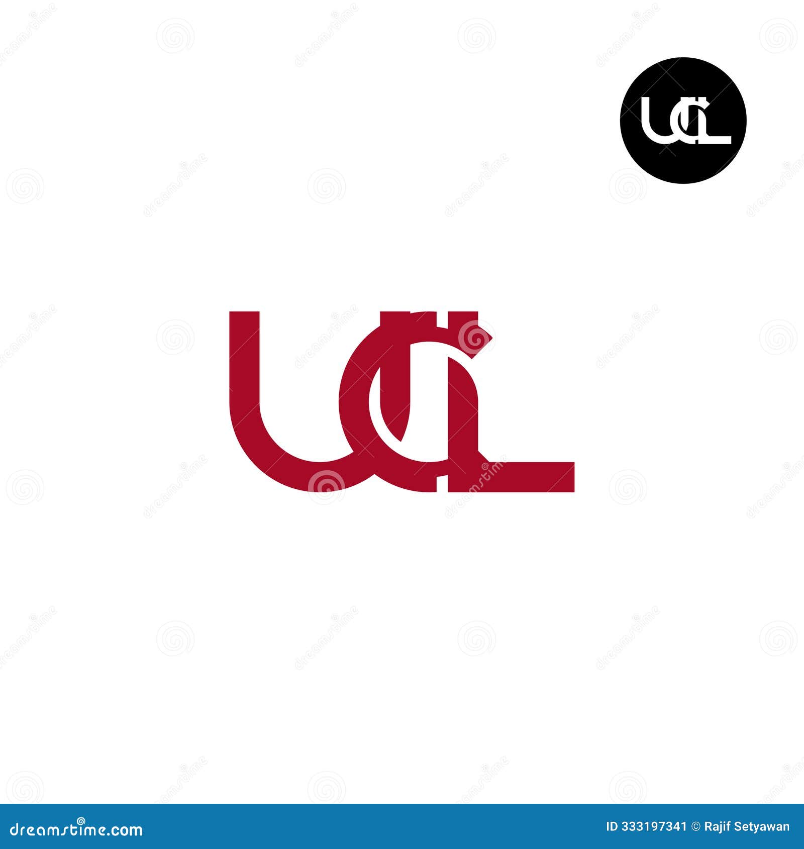 UCL Logo Letter Monogram Design Cartoon Vector | CartoonDealer.com ...