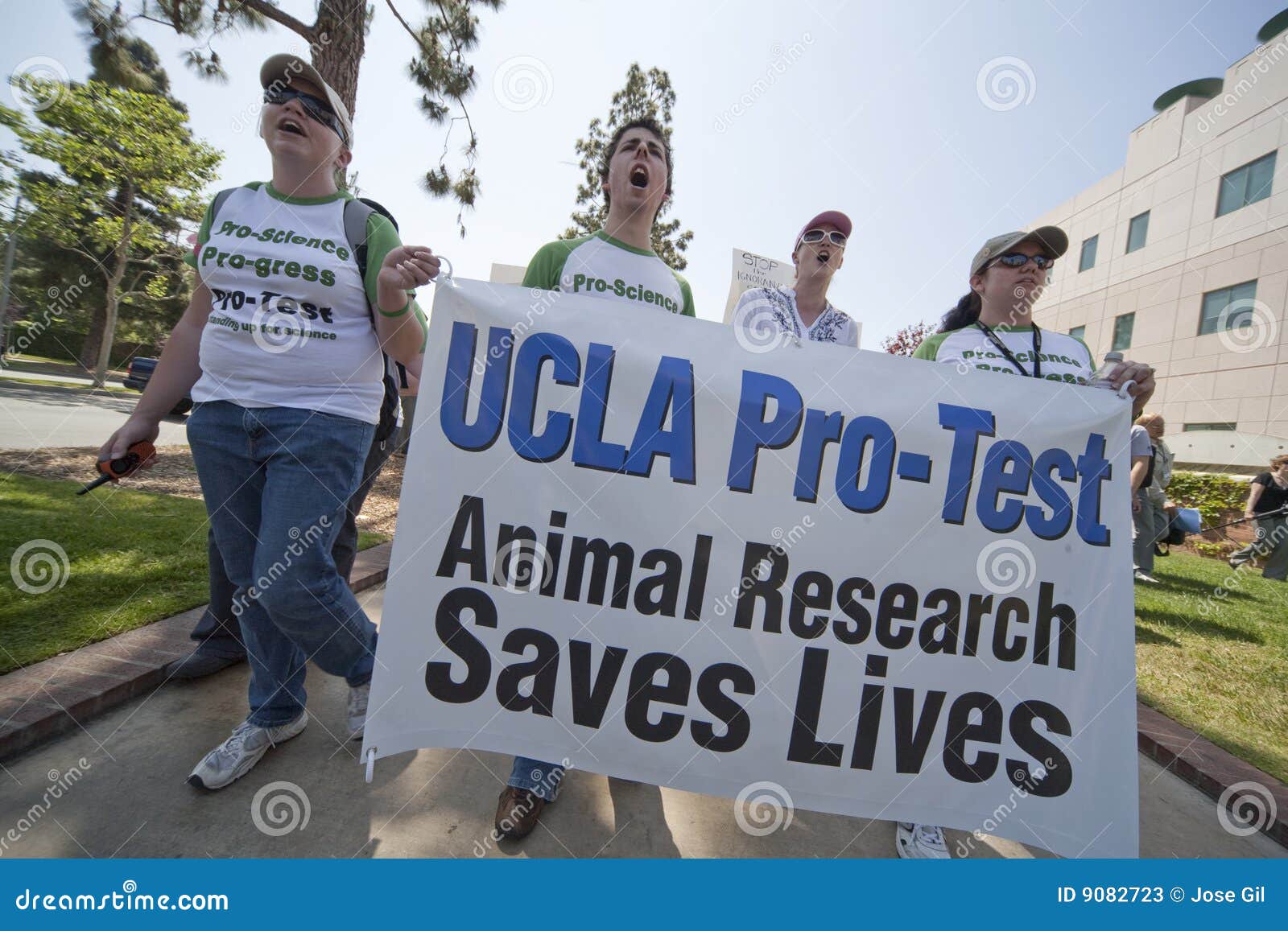 UCLA Pro-Test editorial stock photo. Image of counter - 9082723