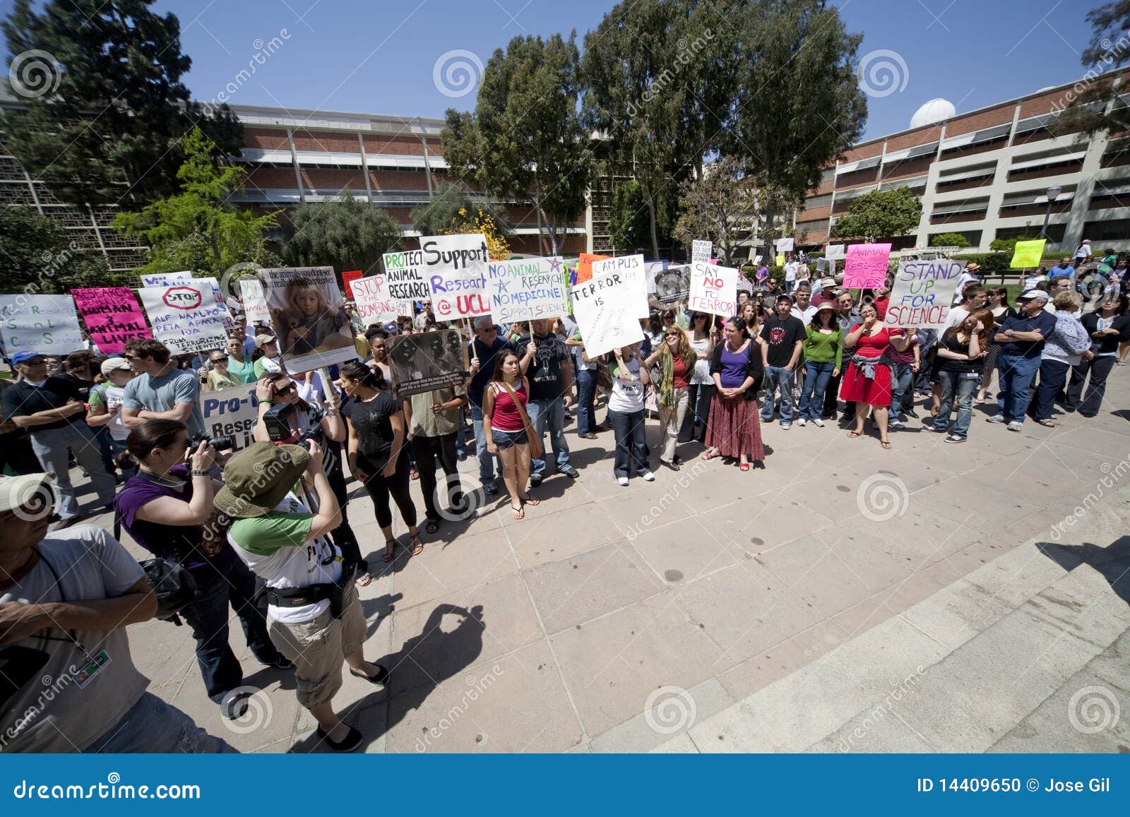 Ucla-Protest redaktionelles bild. Bild von kontroverse - 14409650