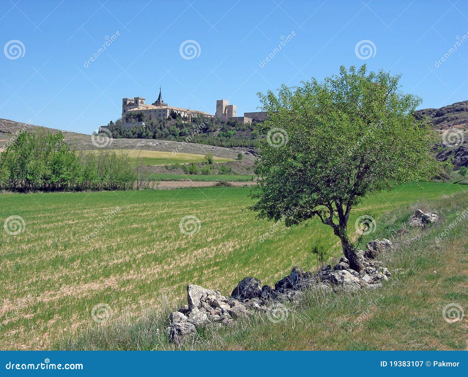 Ucles Monastery in Cuenca Province , Spain Stock Image - Image of ...