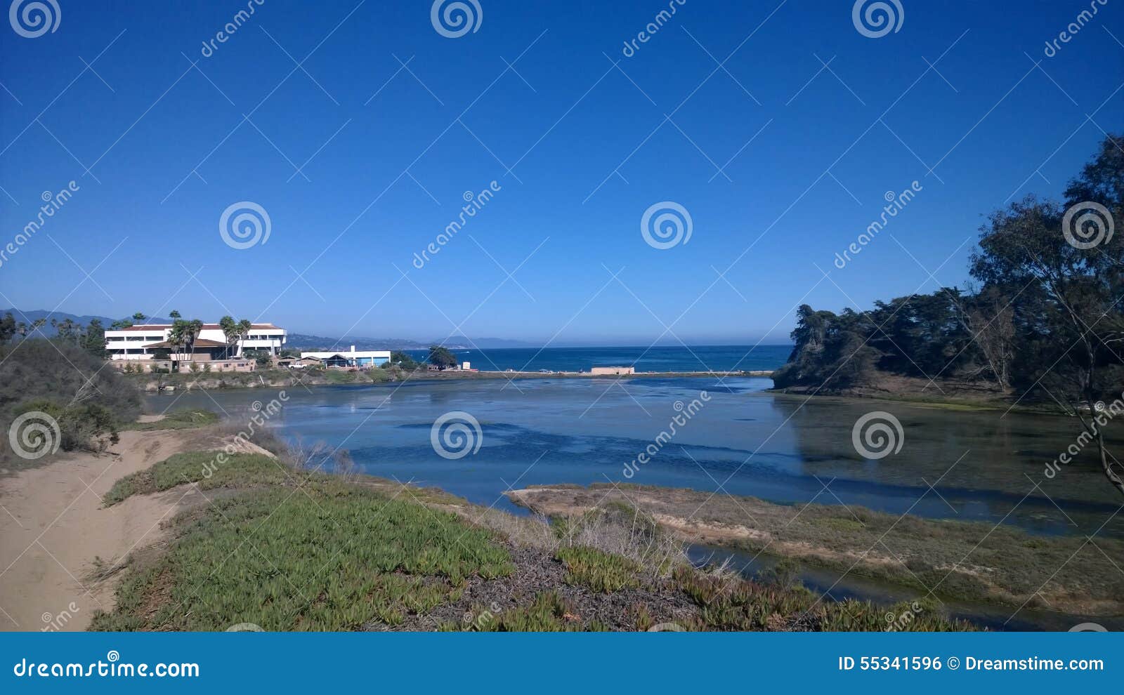 UCSB Lagoon stock photo. Image of santa, blue, lagoon - 55341596