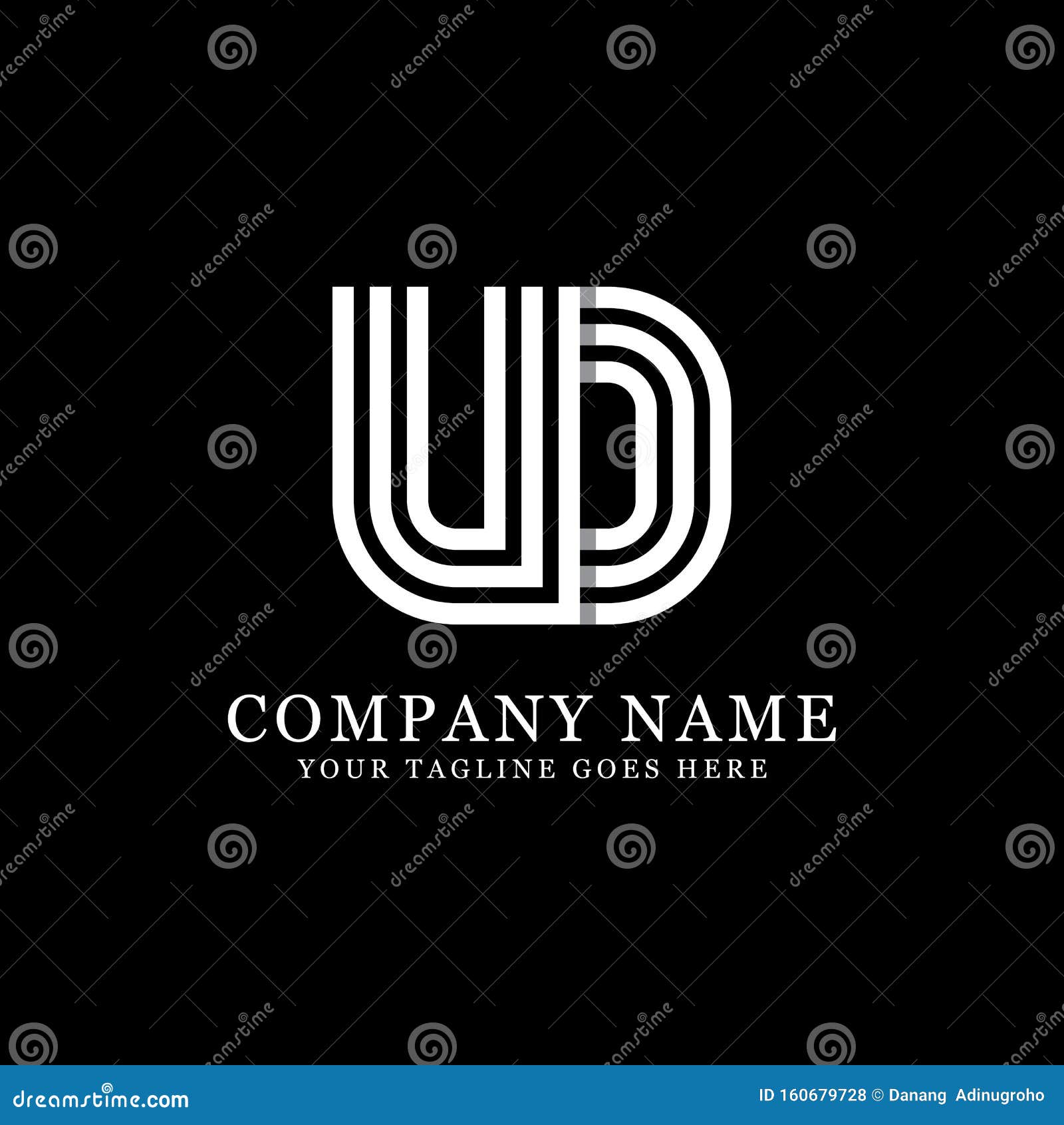 UD Initial Logo Designs, Creative Monogram Logo Template Stock Vector ...