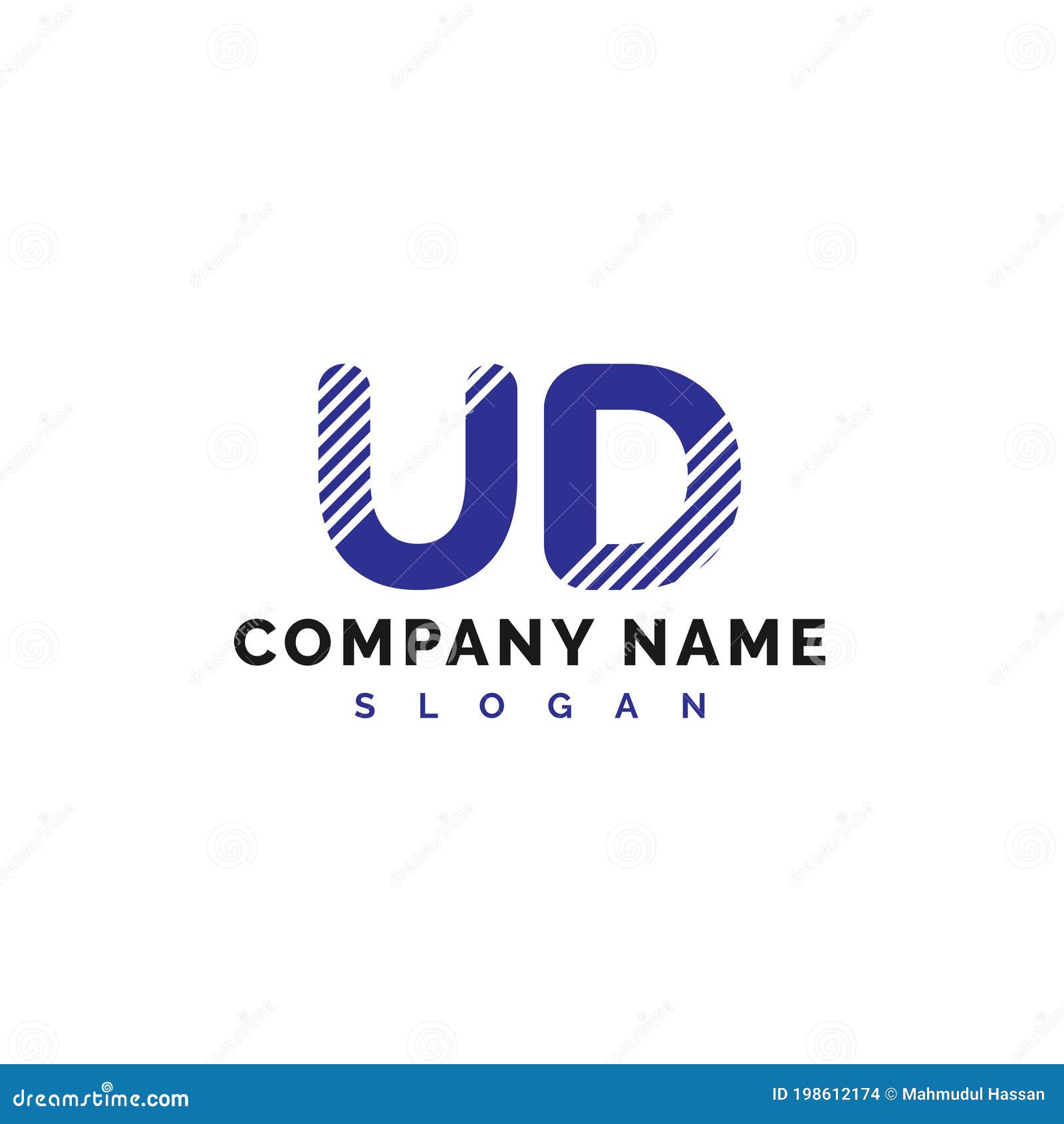 UD Letter Logo Design. UD Letter Logo Vector Illustration - Vector ...