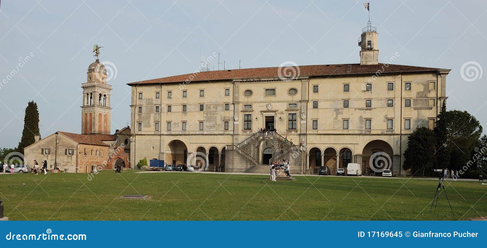 Udine il castello immagine stock. Immagine di flangia - 17169645