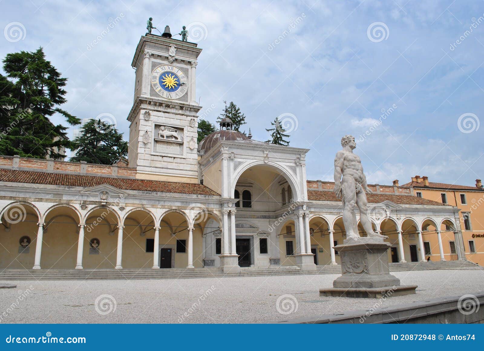 Udine, italy stock photo. Image of history, tourism, monument - 20872948