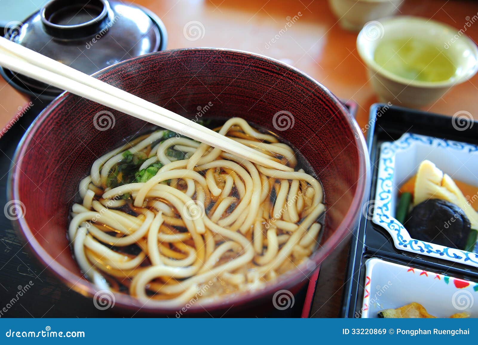 Udon Set stock image. Image of drink, tasting, culture - 33220869