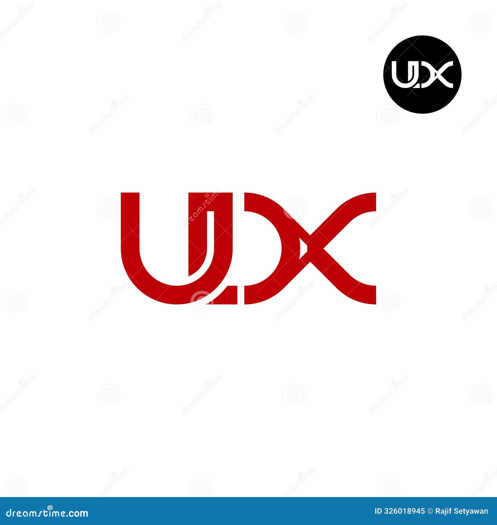 UDX Logo Letter Monogram Design Stock Vector - Illustration of business ...