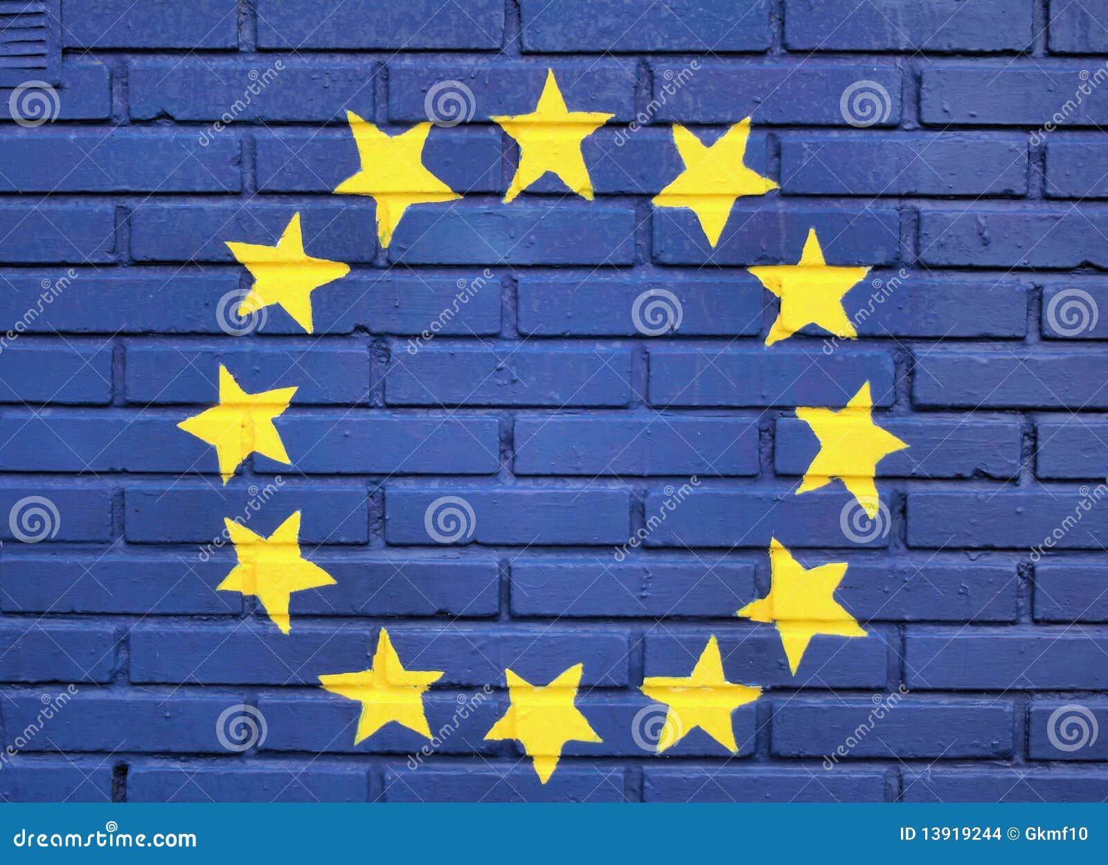 UE de Simbol foto de stock. Imagem de projeto, parede - 13919244