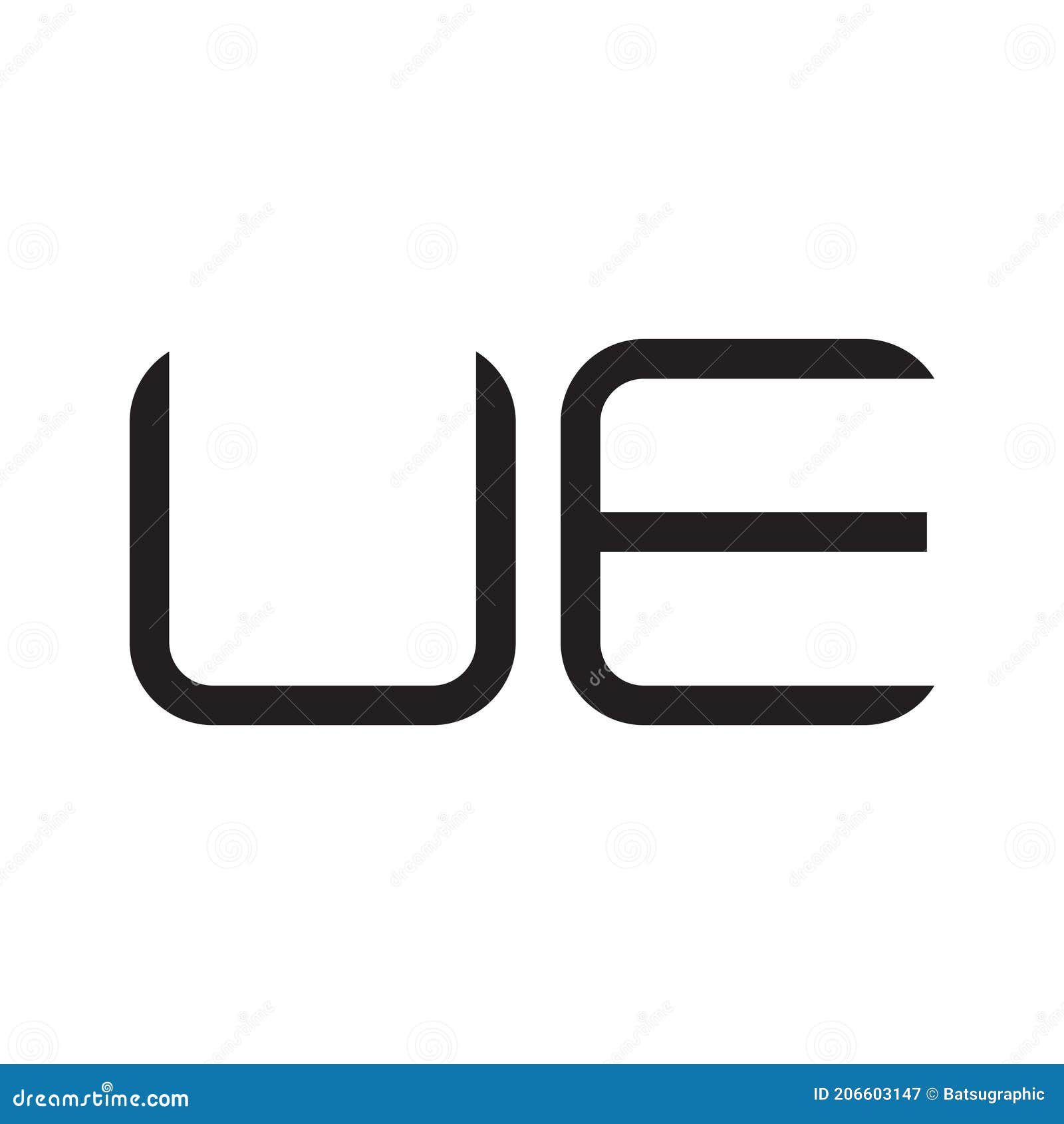 Ue Initial Letter Vector Logo Icon Stock Vector - Illustration of ...