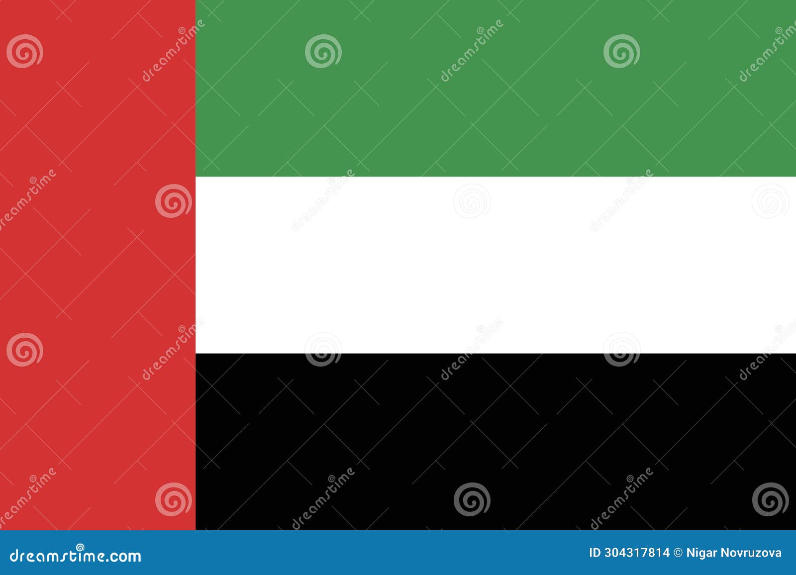 UEA Flag National Emblem Graphic Element Illustration Stock ...