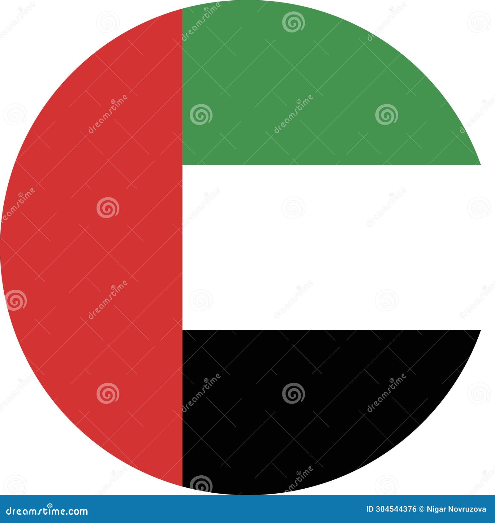 UEA Flag National Emblem Graphic Element Illustration Stock ...