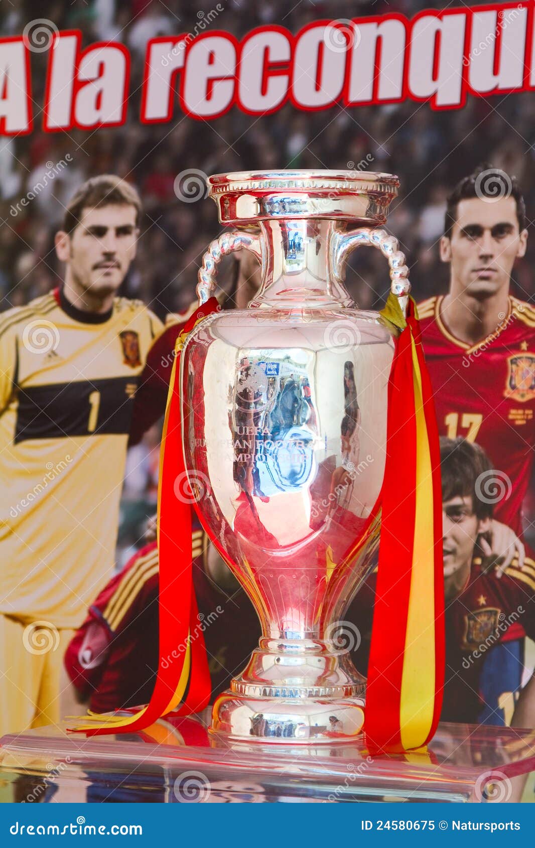 UEFA Euro Trophy editorial image. Image of champion, casillas - 24580675