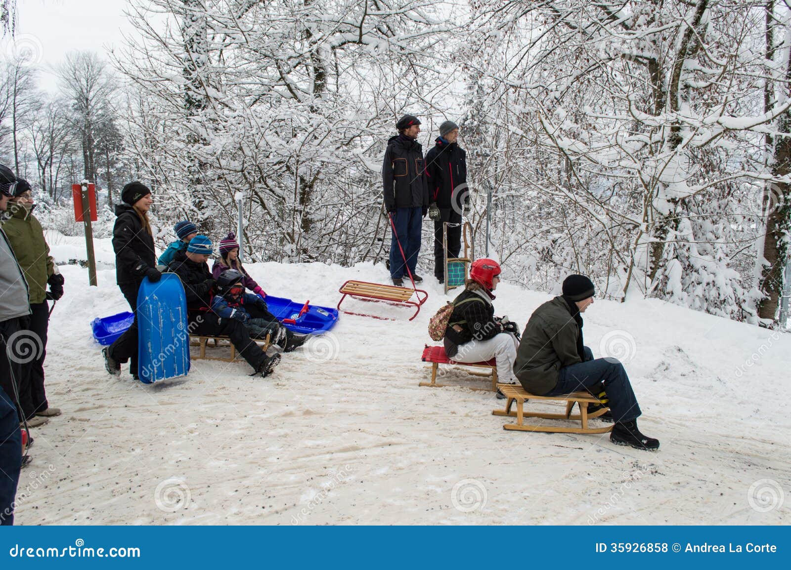 Uetliberg bobsledding editorial stock photo. Image of snow - 35926858