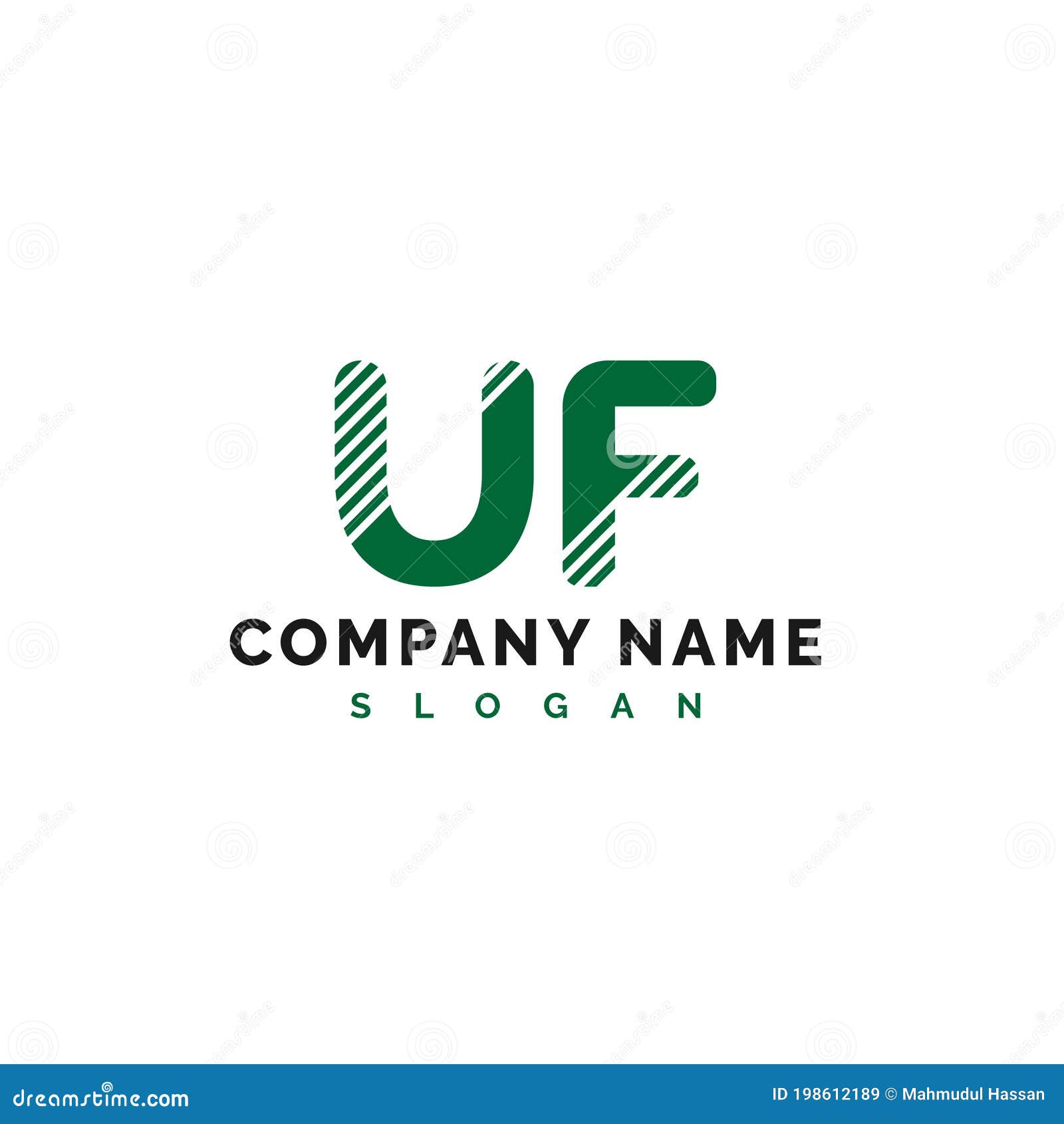 UF Letter Logo Design. UF Letter Logo Vector Illustration - Vector ...